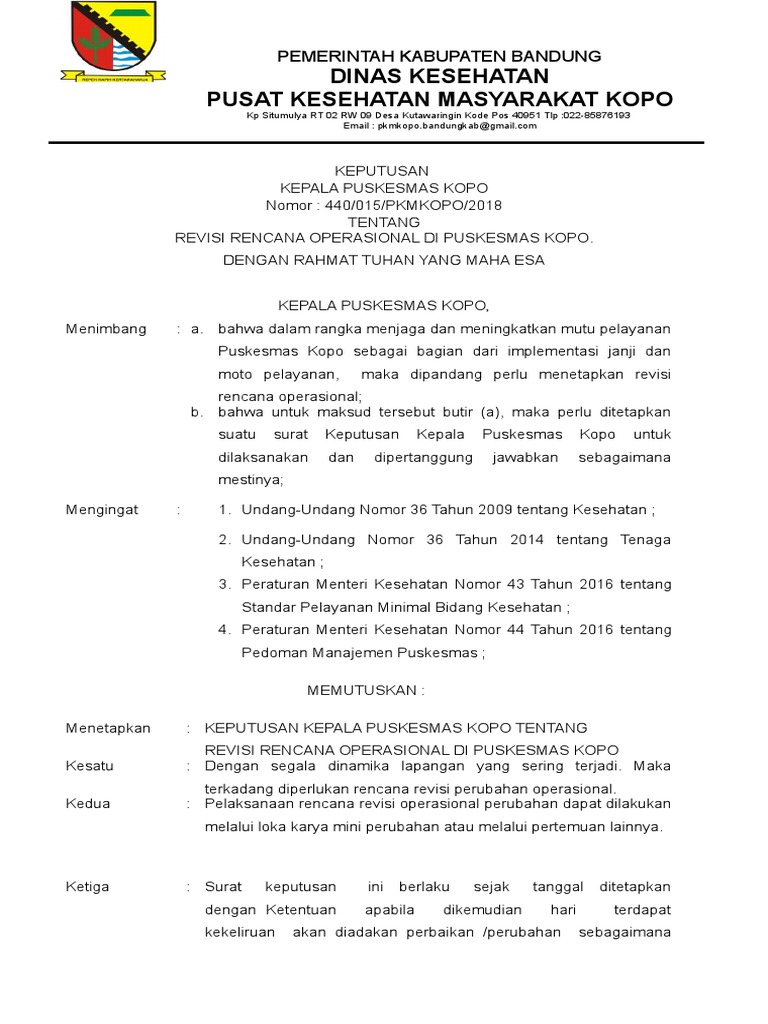 SK Revisi | PDF | Teknologi & Rekayasa