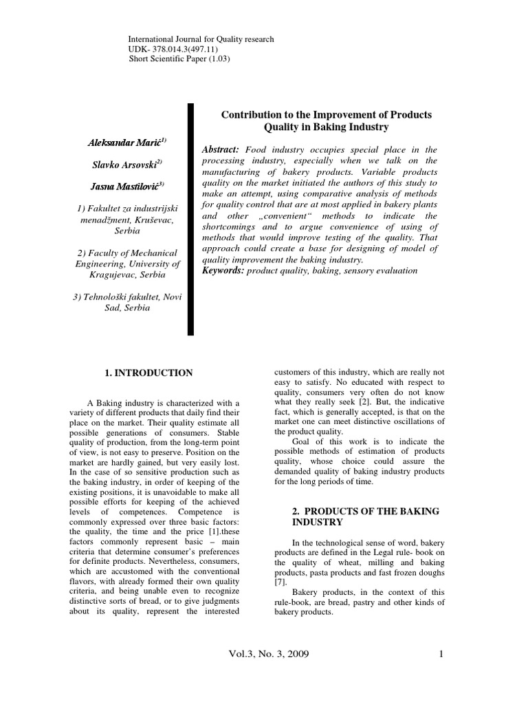 Bread Quality PDF | PDF | Dough | Bakery