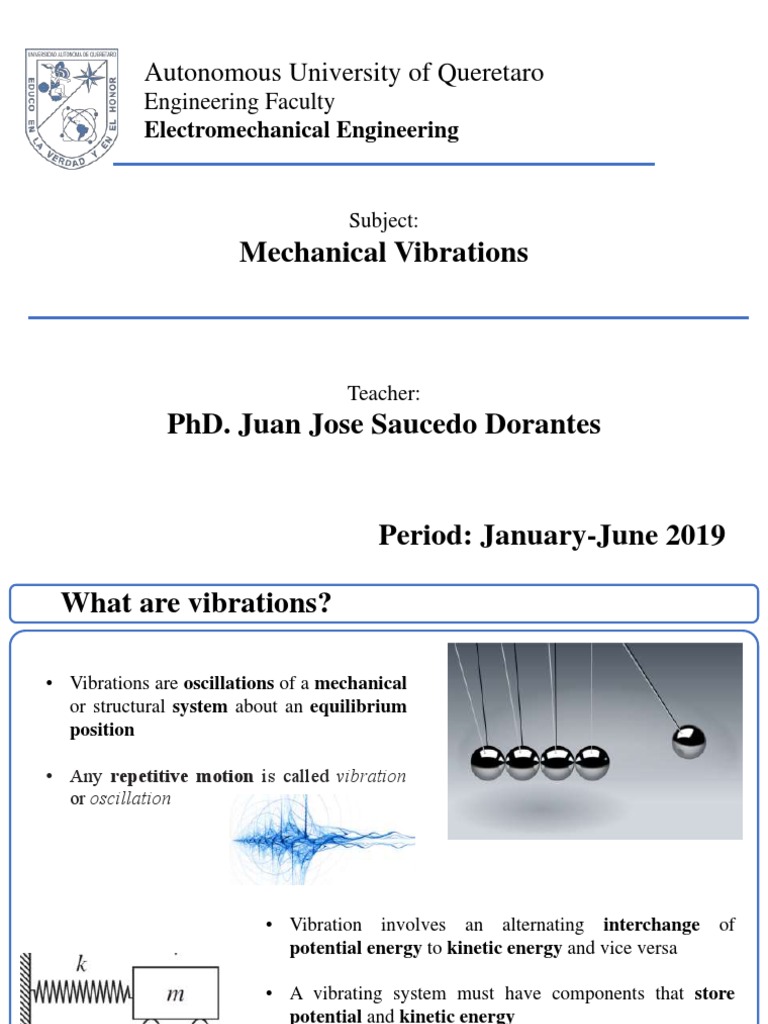 Mechanical Vibrations | PDF | Classical Mechanics | Mechanical Engineering