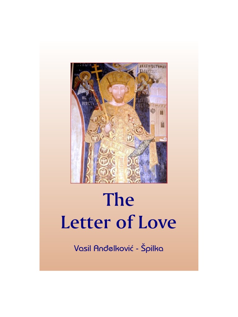 The Letter of Love (Slovo Ljubve) Author Vasil Andjelkovic Spilka | PDF ...