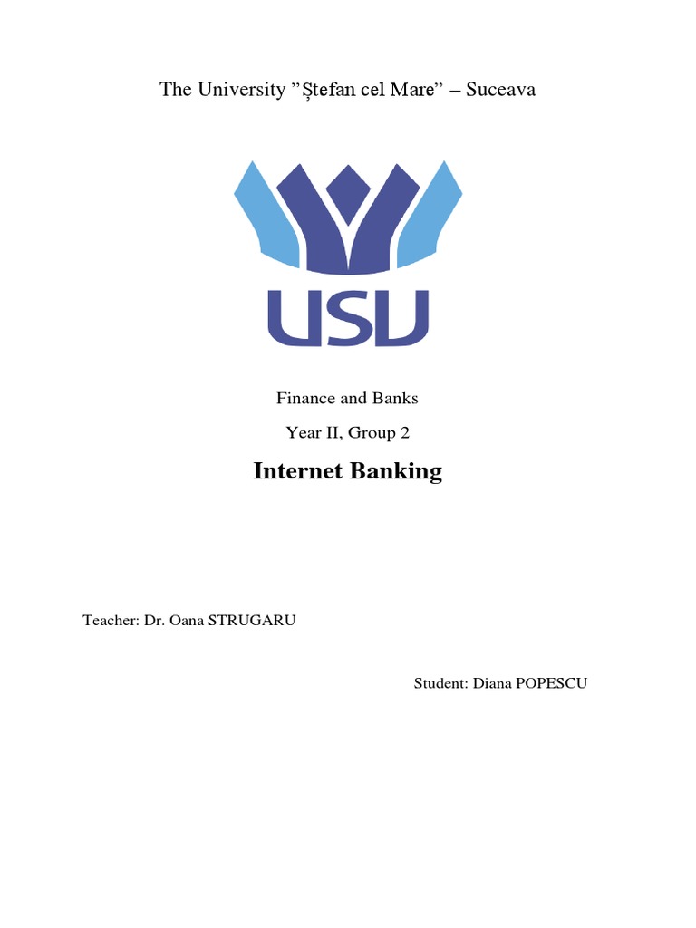 The University "Ștefan Cel Mare" - Suceava: Internet Banking | PDF ...