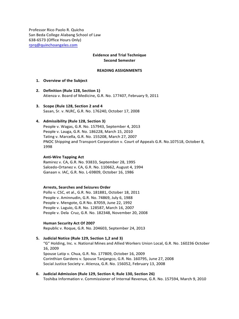 Evidence | PDF | Legal Procedure | Common Law
