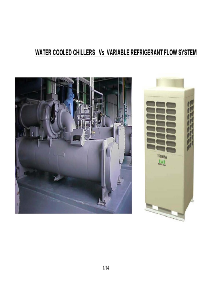 Microsoft PowerPoint - Chiller Vs VRF PDF | PDF | Air Conditioning | Power Inverter