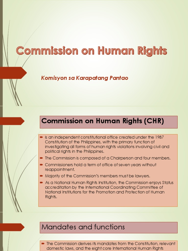 Commission On Human Rights | PDF | Human Rights | Justice