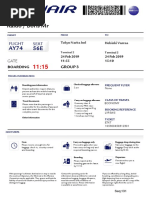 KLM e - Ticket - Receipt PDF | PDF | Airport | Fee