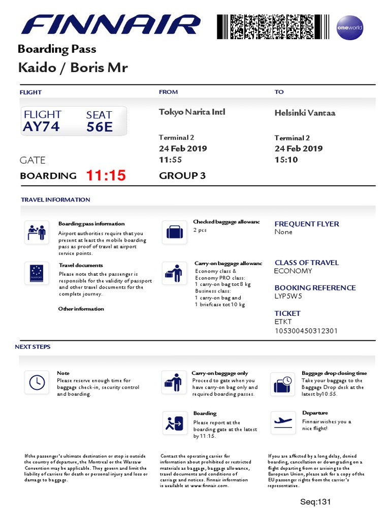 Boarding Pass | PDF | Baggage | Transport