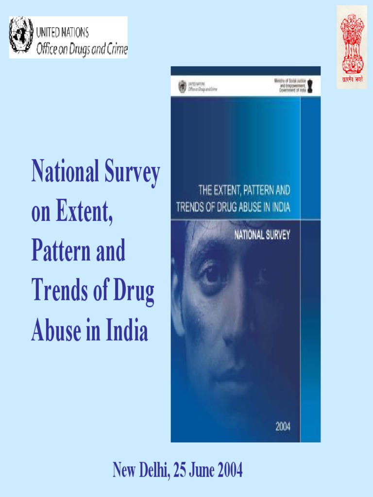 India Drug Survey | PDF | Substance Abuse | Illegal Drug Trade