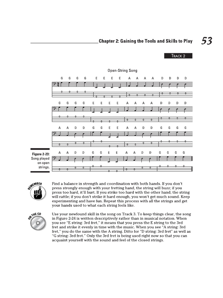 Bass Guitar Open String | PDF | European Musical Instruments | Music ...