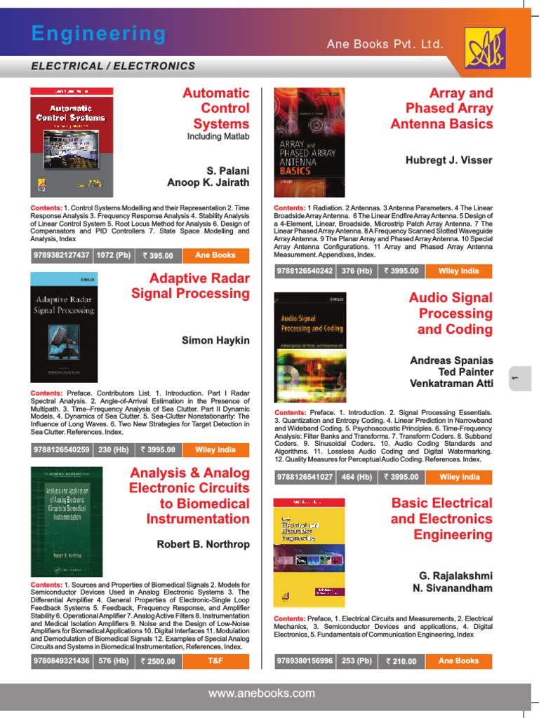 Engineering: Automatic Control Systems Array and Phased Array Antenna ...