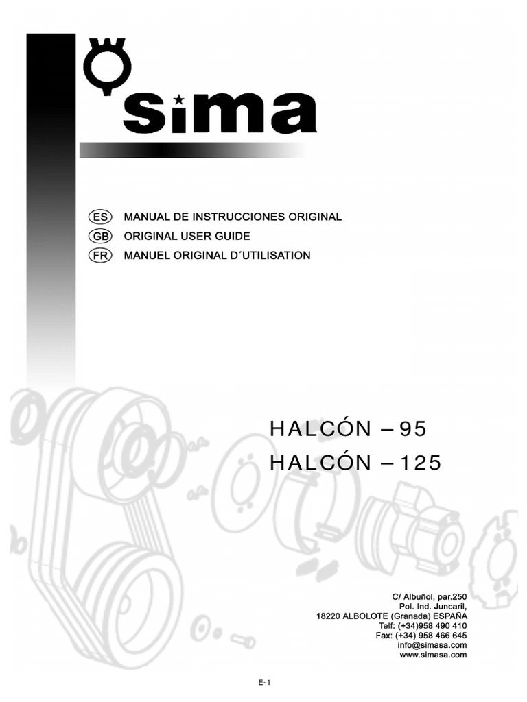 Manual Halcon 95 125 | PDF | Tornillo | Hormigón