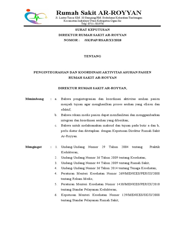 SK PAP 2 (Pelayanan Dan Asuhan Yang Terintegrasi) | PDF | Sains ...