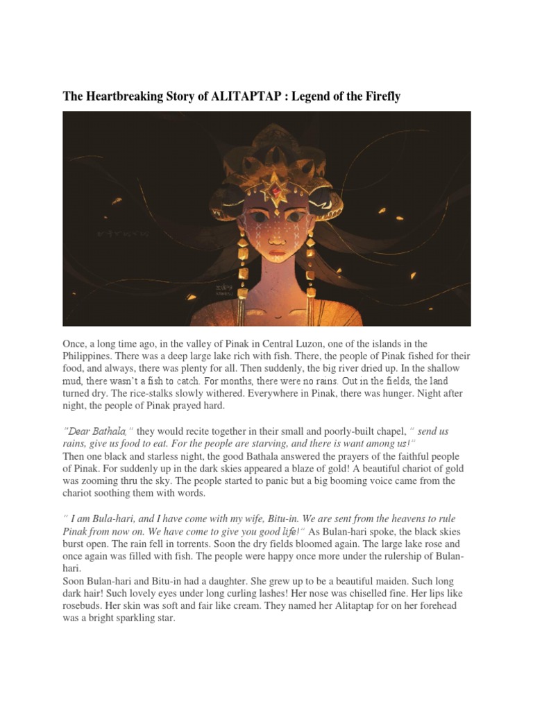 The Heartbreaking Story of ALITAPTAP | PDF | Foods | Nature