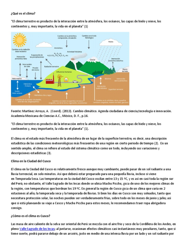 Qué Es El Clima | PDF | Clima | Humedad