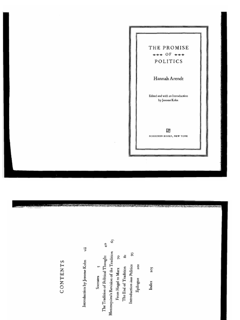 Introduction Into Politics The Promise of Politics PDF | PDF | Free ...