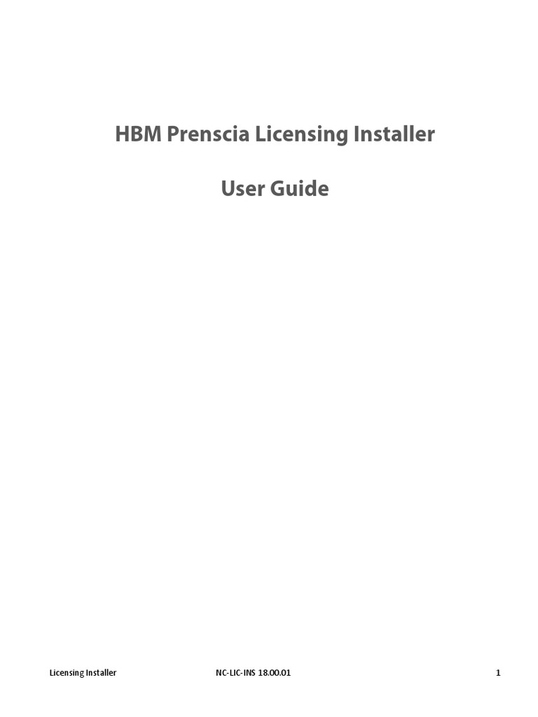 HBM Prenscia | PDF | Command Line Interface | Installation (Computer ...