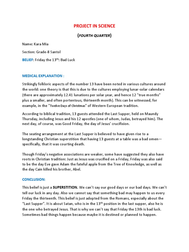 Superstition and Beliefs | PDF | Social Science