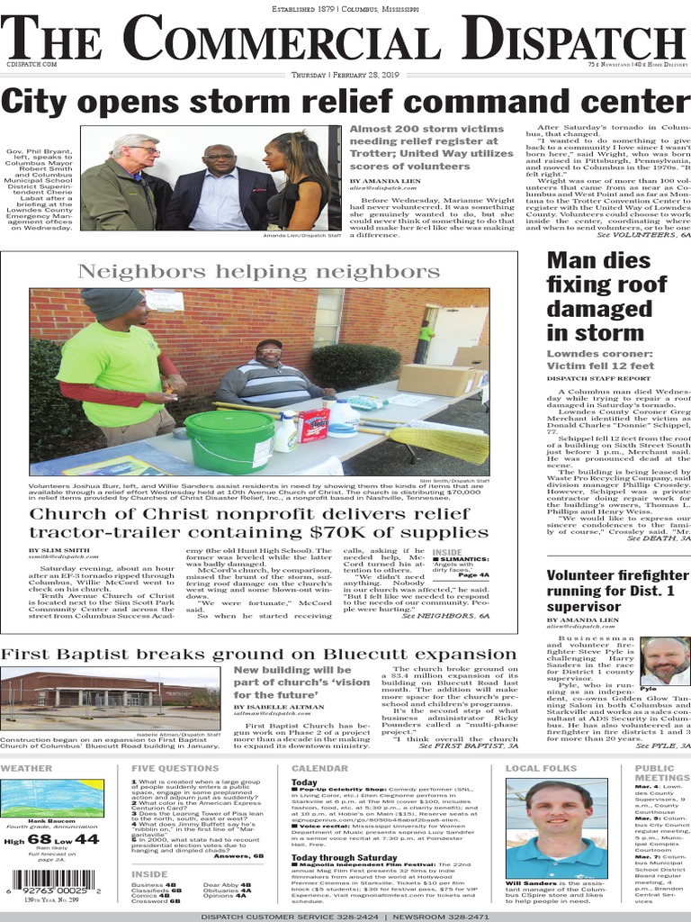 Commercial Dispatch Eedition 2-28-19 | PDF | United States Postal ...