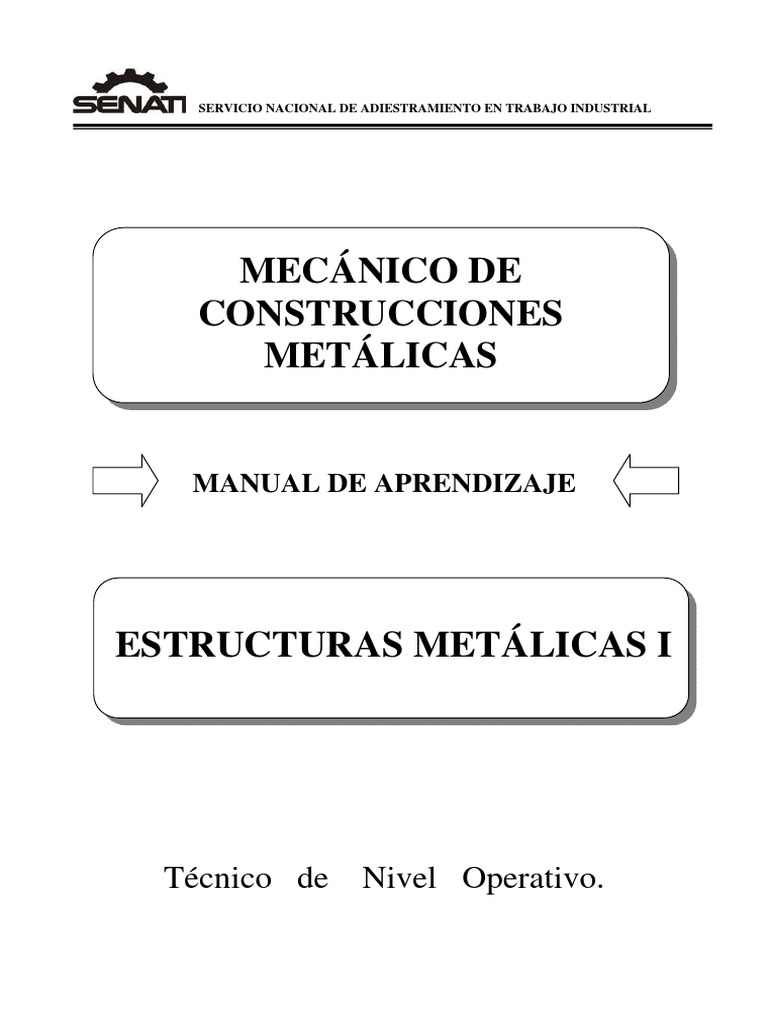 ESTRUCTURAS METALICAS I MANUAL DE APRENDIZAJE SENATI-ilovepdf-compressed PDF | PDF