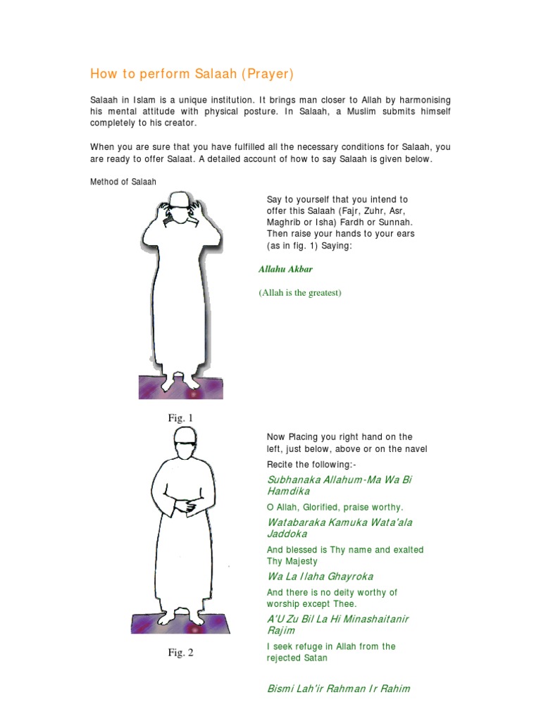 How To Perform Salaah | PDF