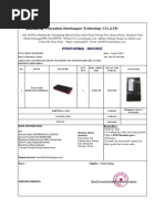 Proforma Invoice of The Hard Ice Cream Machine From Amy-1 | PDF