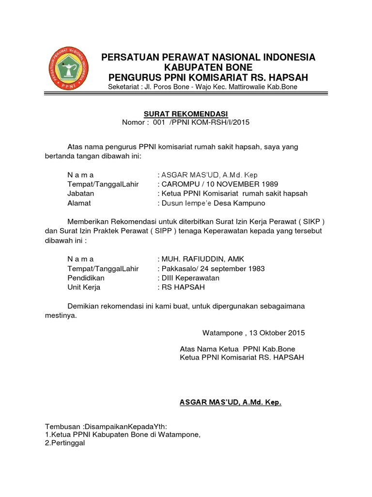 Rekomendasi Hapsah PPNI | PDF | Gaya Hidup