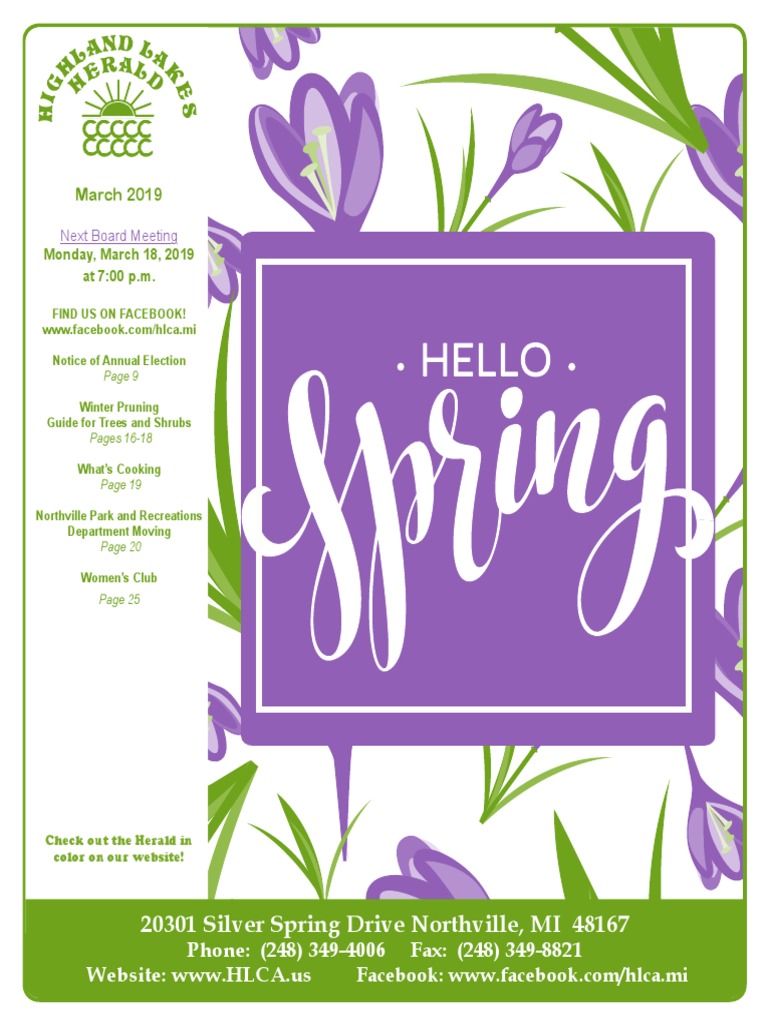 March 2019 Herald | PDF | Pruning | Trees