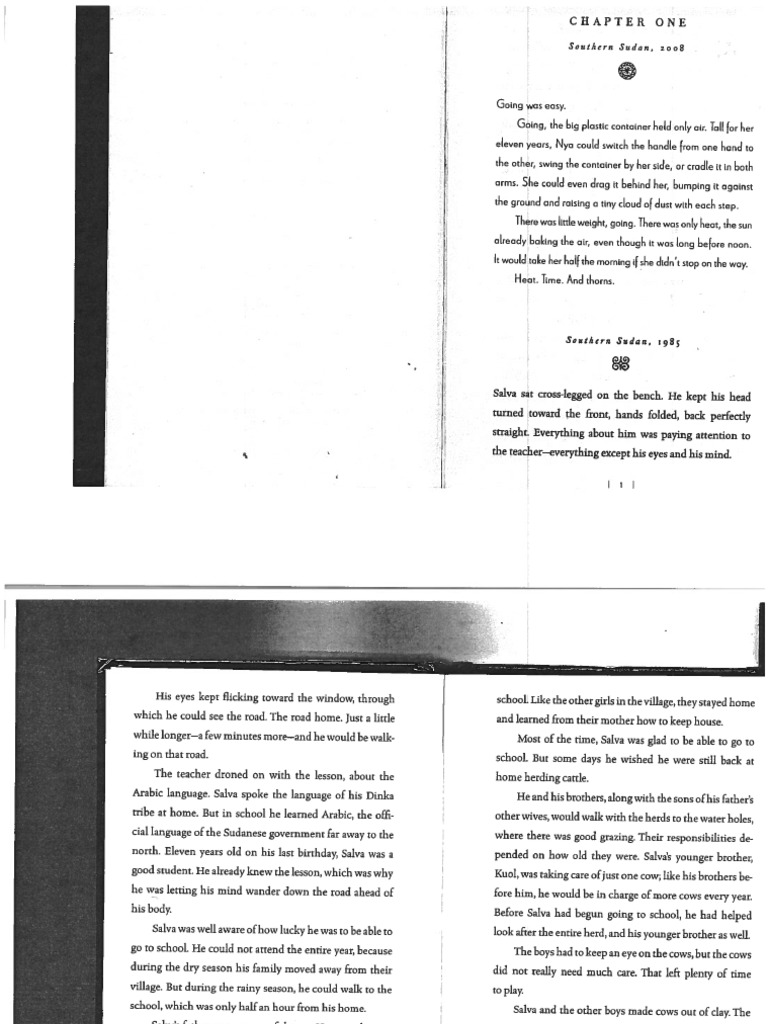 A Long Walk To Water Online | PDF