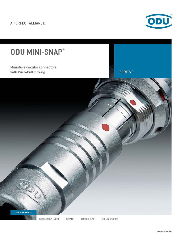 ODU MINI-SNAP F Englisch PDF | PDF | Electrical Connector | Printed ...