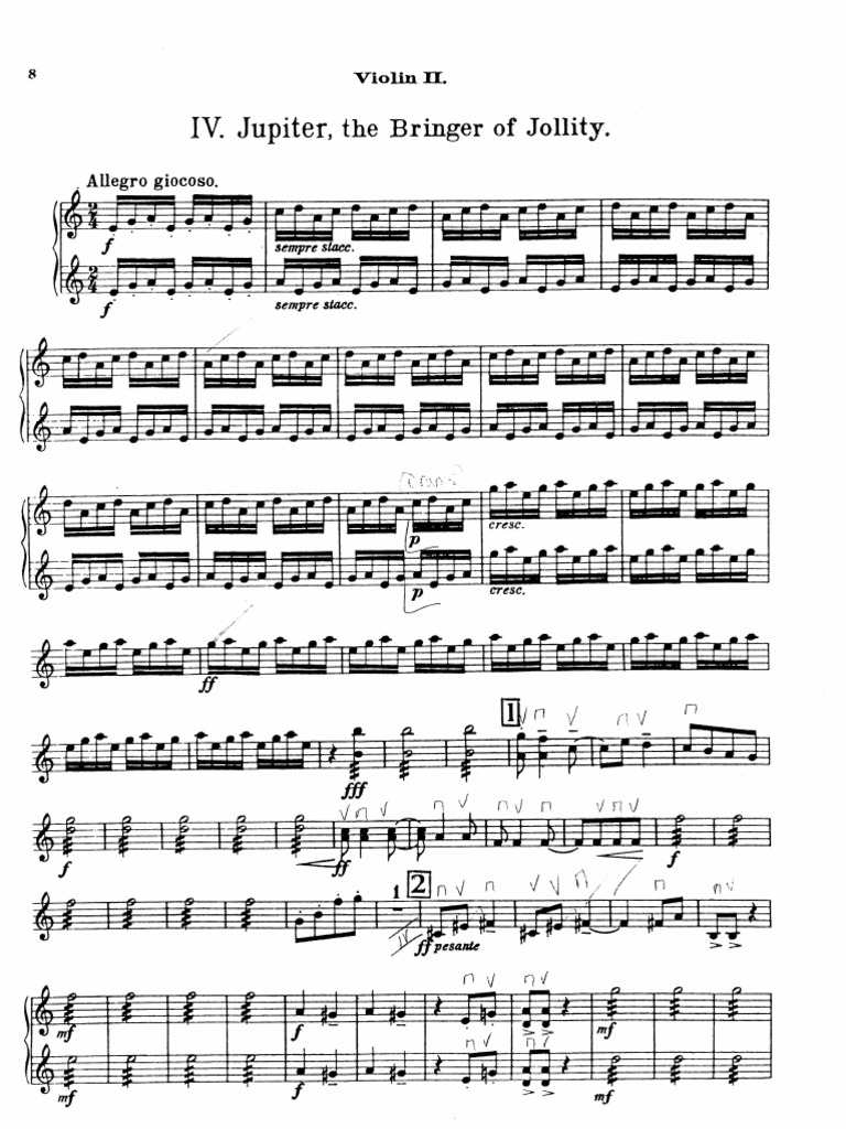 Jupiter, Bringer Of: Jollity | PDF | Musical Forms | Classical Music