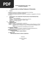 Performance Task in Araling Panlipunan 9 | PDF