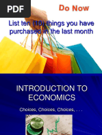 Introduction To Economics Powerpoint Unit I | PDF | Market Economy ...