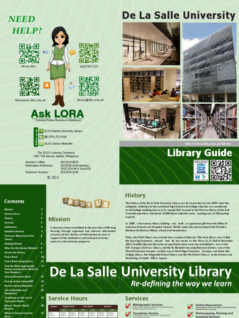 DLSU Library Guide PDF | PDF | Libraries | E Books
