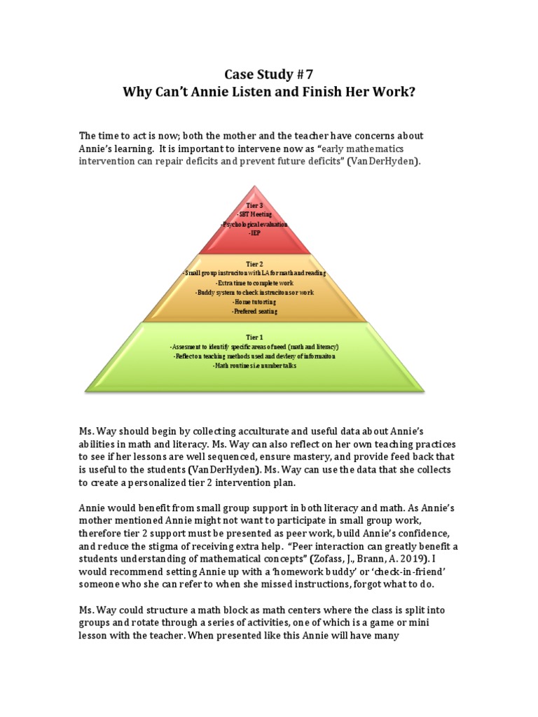 Case Study 7 | PDF | Tutor | Literacy