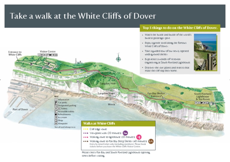 White Cliffs Walks Map | PDF | Leisure