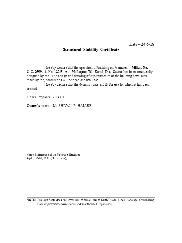 Quotation For Structural Audit | PDF