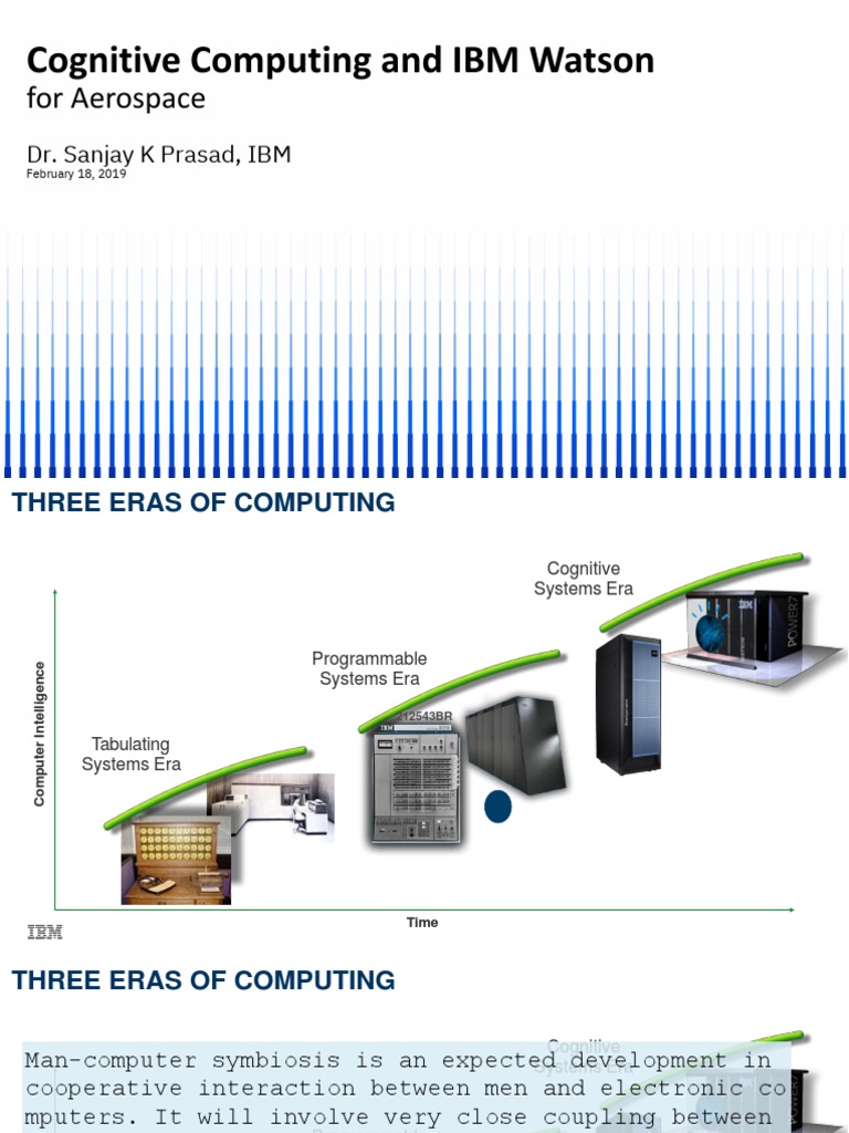 IBM Cognitive Computing and Watson For Aerospace | PDF | Watson ...