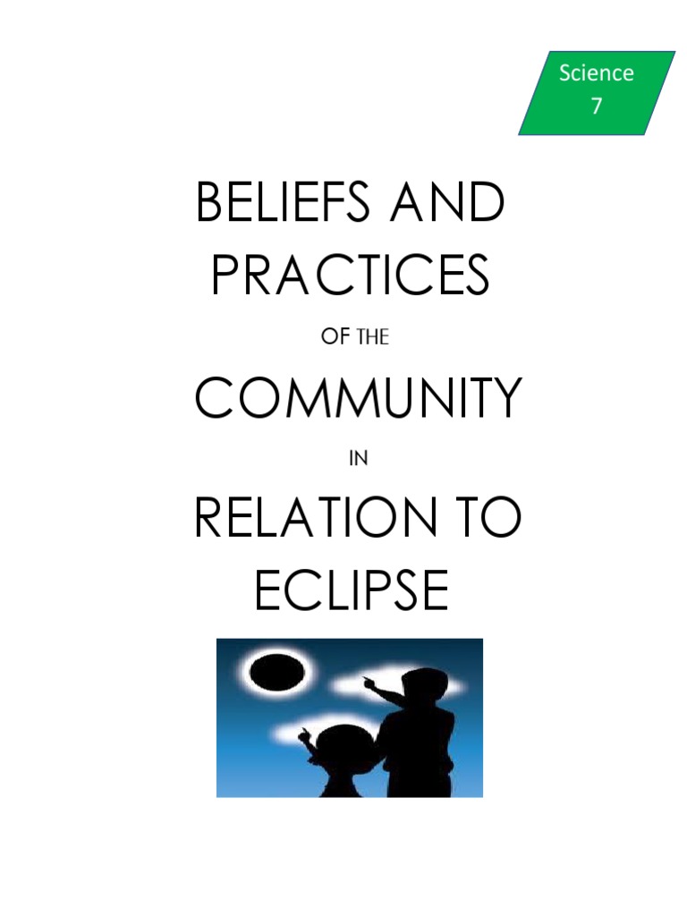 Comparing Scientific and Cultural Beliefs About Eclipses in the Local ...
