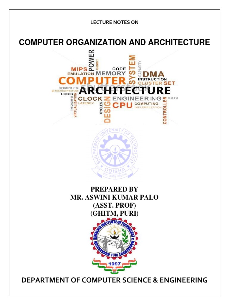 Computer Organization Lecture Notes | PDF