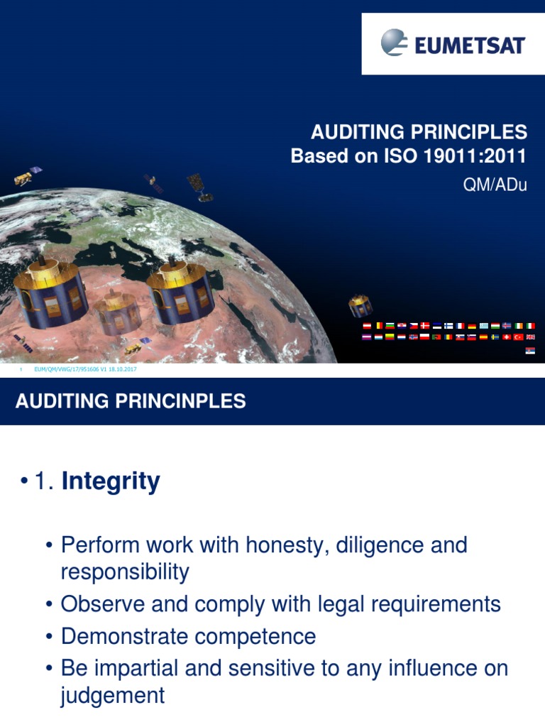Auditing Principles Based On Iso 19011:2011: Qm/Adu | PDF