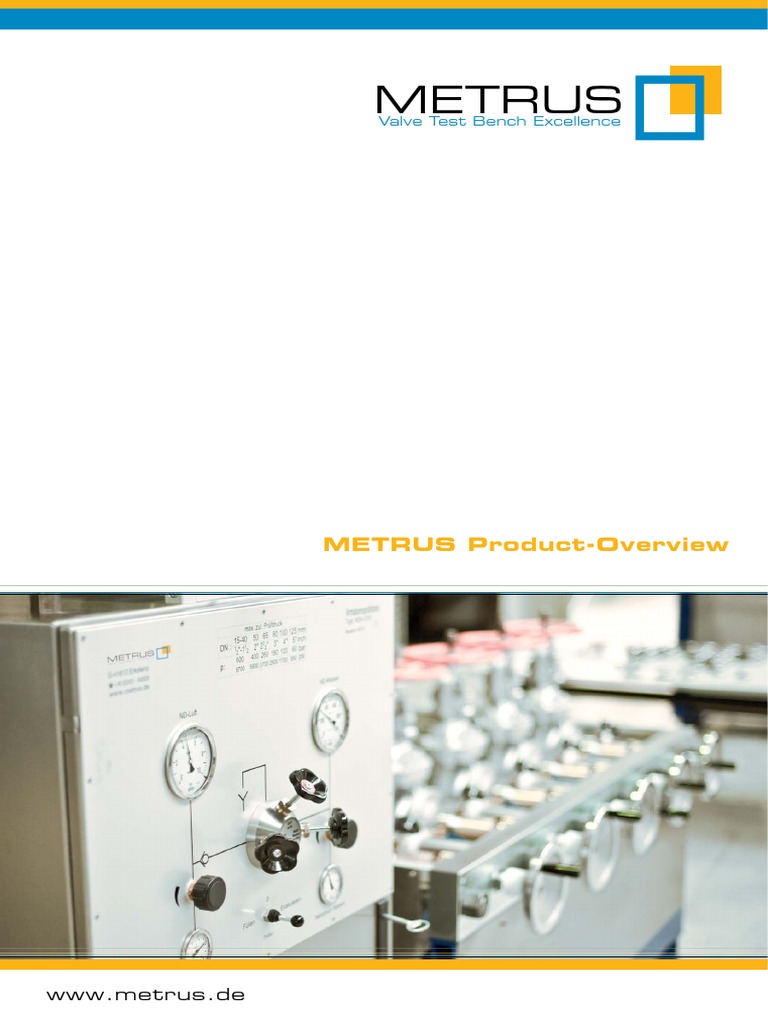 METRUS Test Bench Overview 2017 | PDF | Leak | Pneumatics