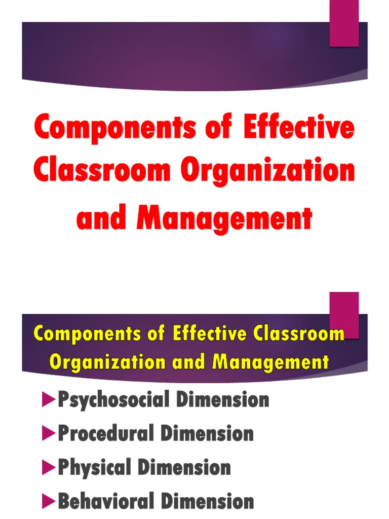 Components of Effective Classroom Powerpoint | PDF | Classroom ...
