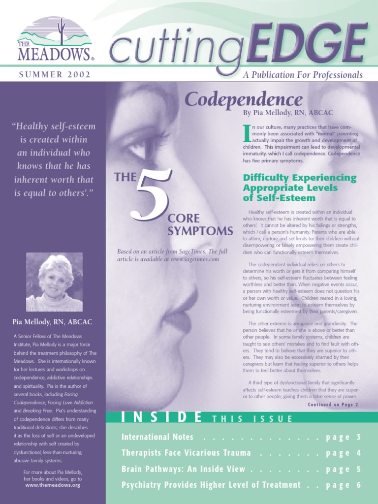 The 5 Core Symptoms of Codependence | PDF | Thought | Marriage