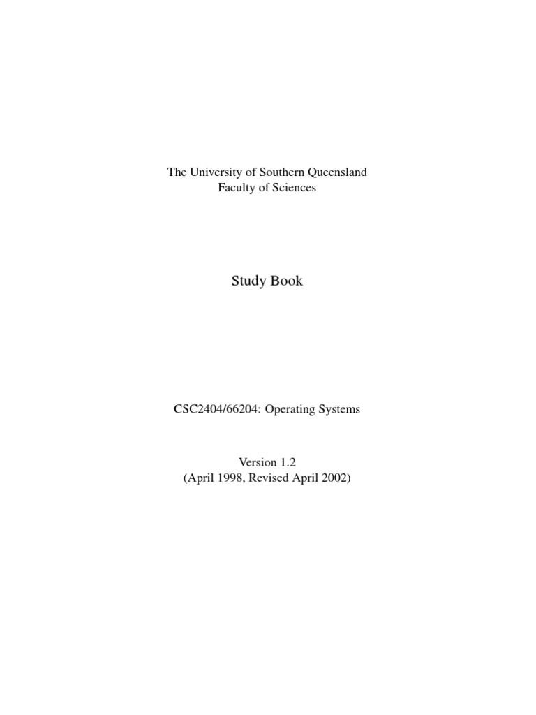 Nachos Study Book | PDF | Thread (Computing) | Process (Computing)