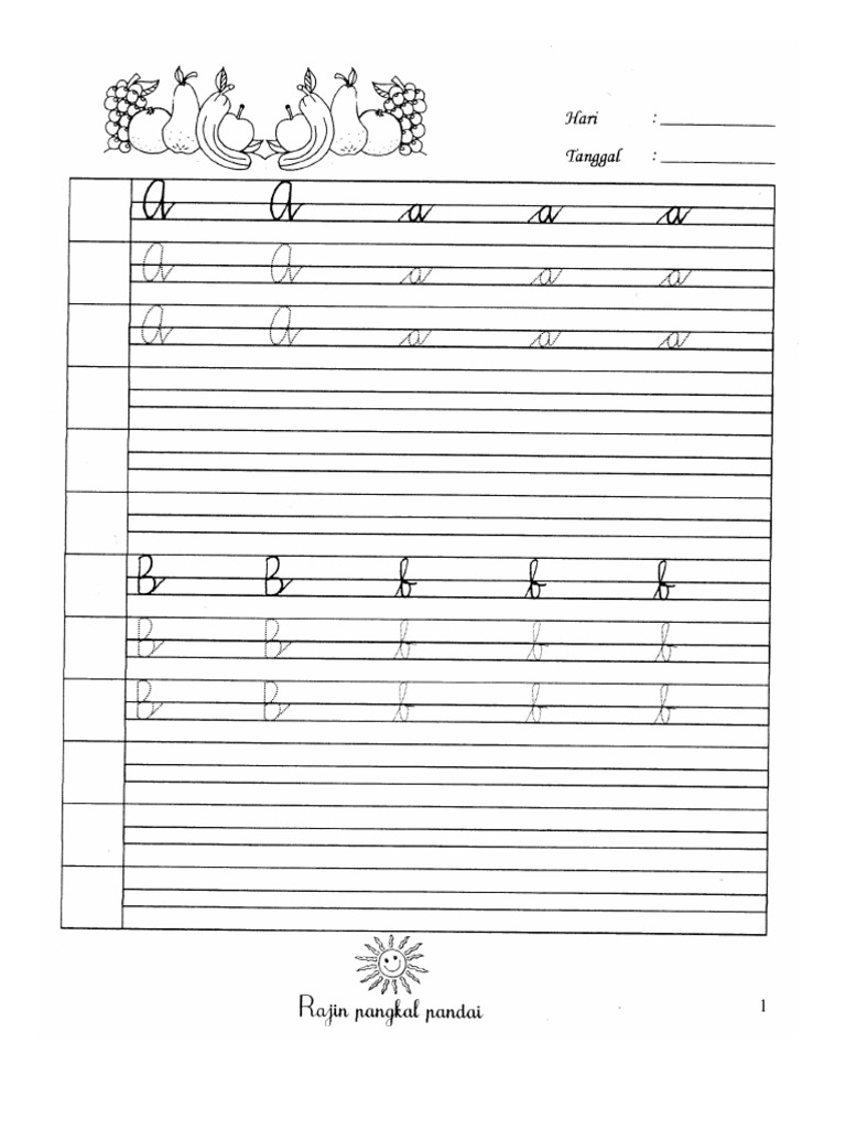 Huruf Tegak Bersambung | PDF