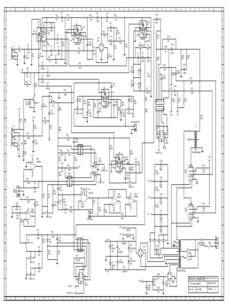 Meteoro MGV30 Amplifier Schematic | PDF