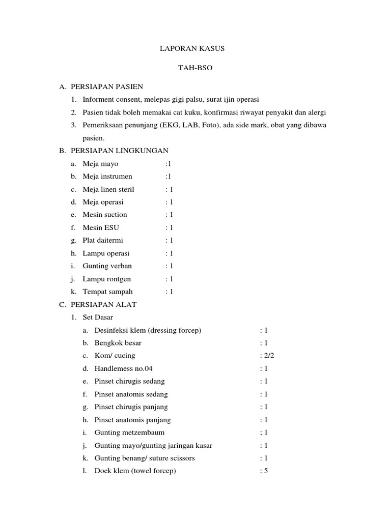 Instrumentasi Teknik Tah-Bso | PDF