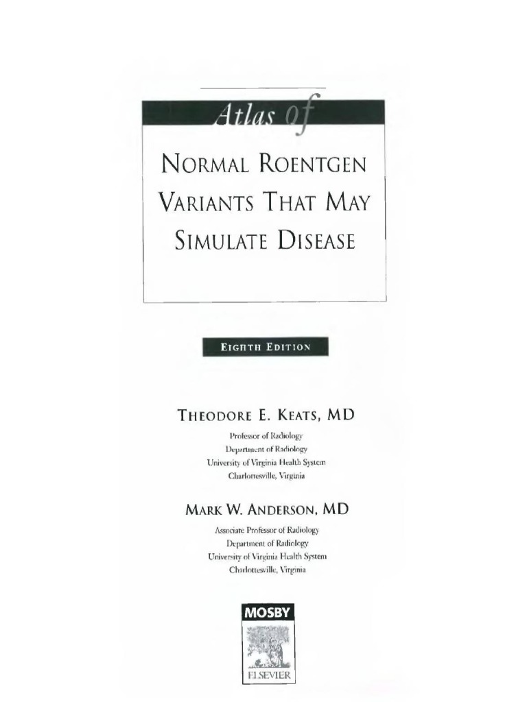 VARIANTE ANATOMICE Keats 8th Edition PDF | PDF