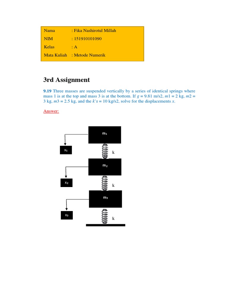 Tugas 3 Metnum | PDF | Computational Science | Applied Mathematics