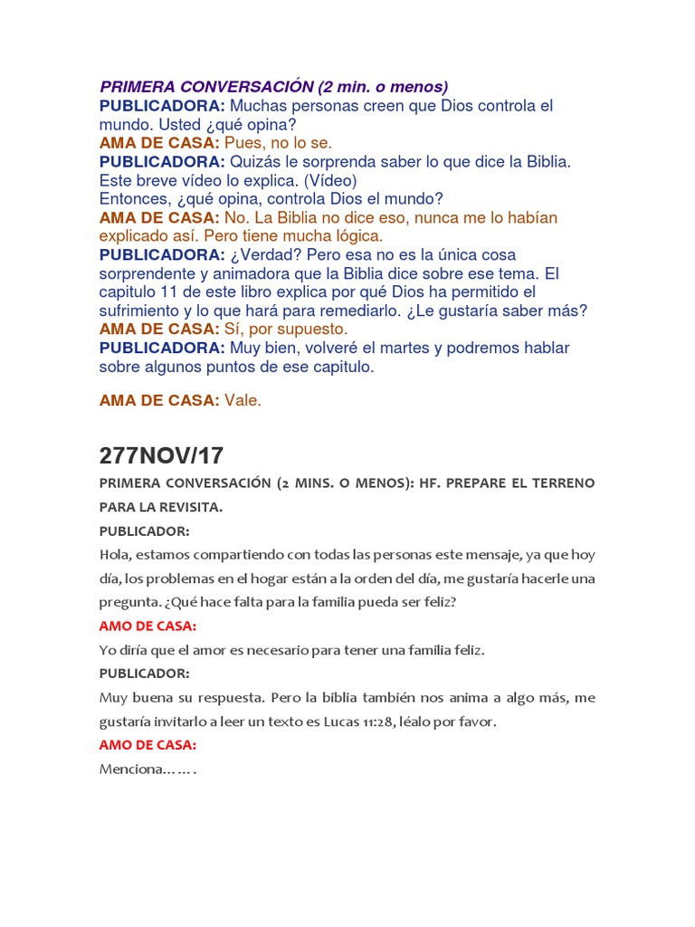 Predicacion JW | PDF | Biblia | Reinado y reino de dios