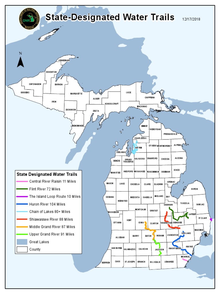 Michigan State Water Trails Guide | PDF